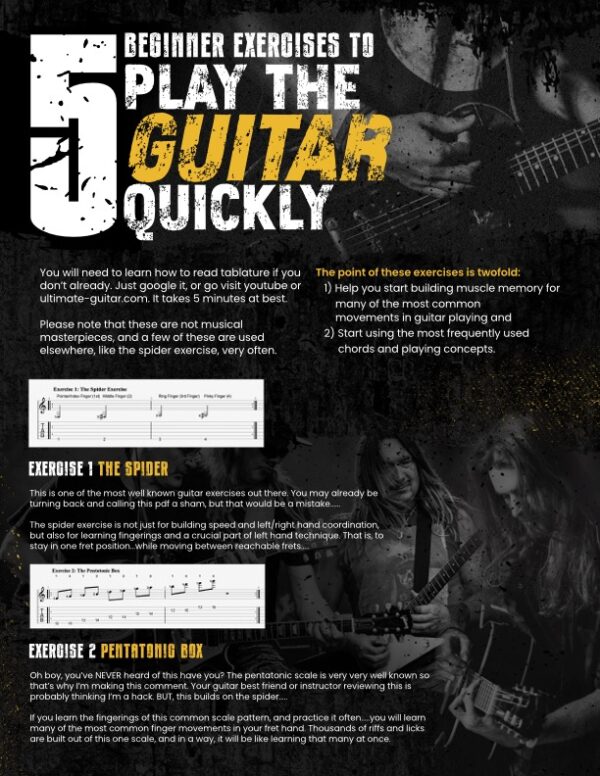 5 Absolute Beginners Exercises - Play It Loud